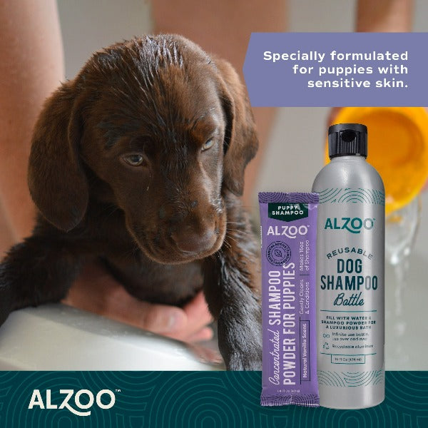 ALZOO Concentrated Shampoo Powder Refill for Puppies – Petland Canada