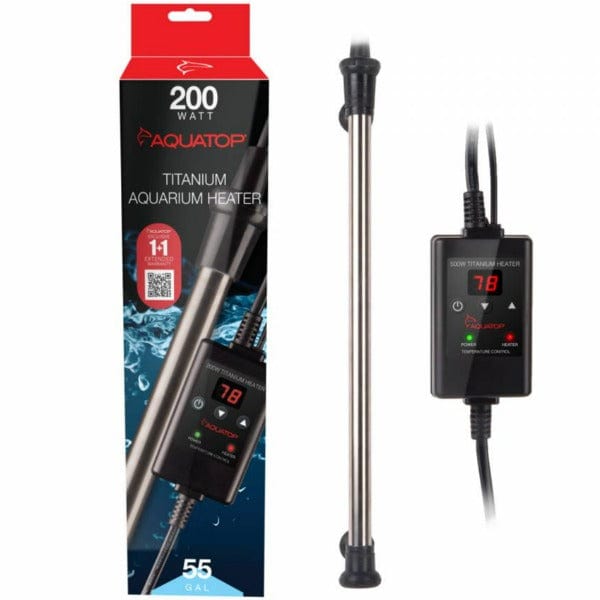 Aquatop Submersible Titanium Heater with Controller; available in diff ...