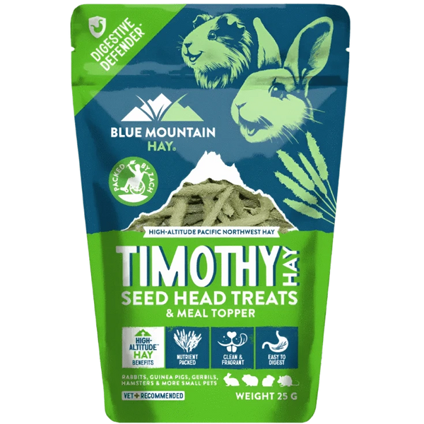 Blue Mountain Hay Timothy Hay Seed Head Treats – Petland Canada