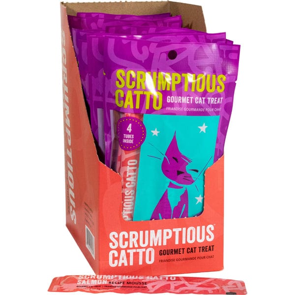 Scrumptious Catto Salmon Recipe Mousse Cat Treats – Petland Canada
