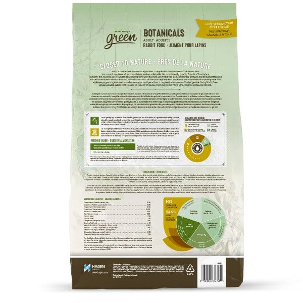 Living World Green Botanicals Adult Rabbit Food – Petland Canada