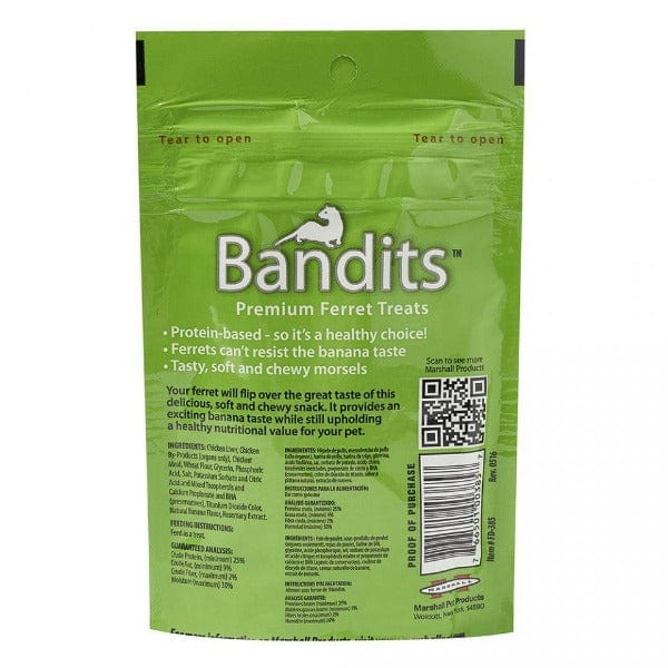 Marshall Bandits Banana Flavour Premium Ferret Treats – Petland Canada