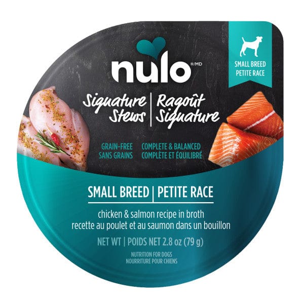 Nulo Signature Stews Small Breed Chicken & Salmon Wet Dog Food, 2.8oz ...