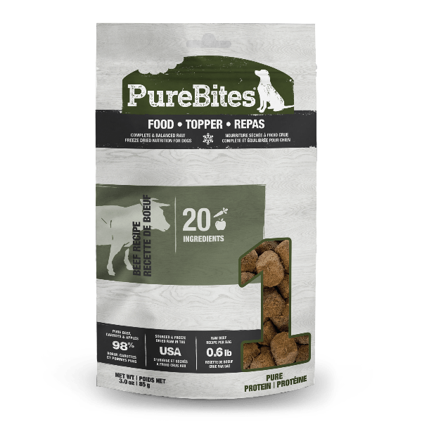 PureBites Beef Recipe Food Topper For Dogs – Petland Canada