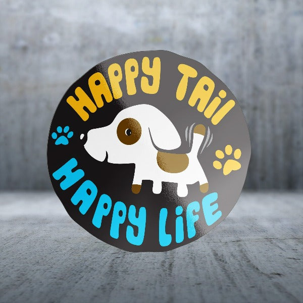 Sticker Pack Happy Tail Happy Life; Large Sticker – Petland Canada