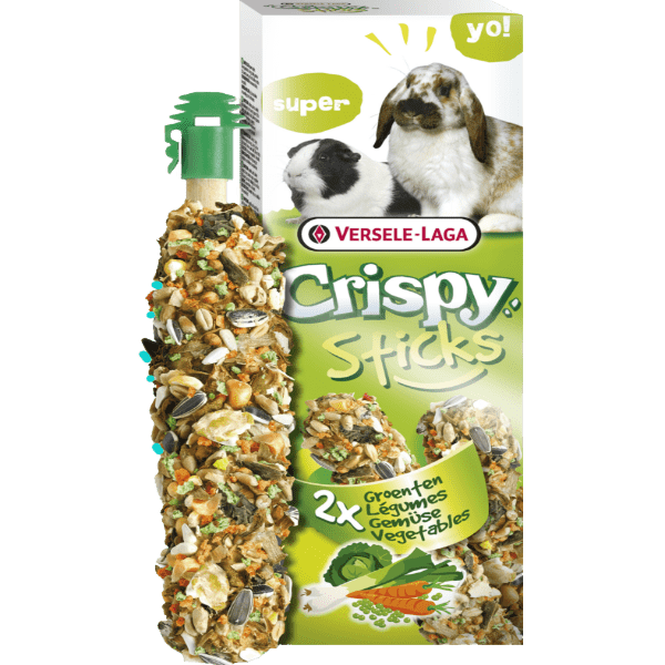 Versele-Laga Crispy Sticks Rabbits-Guinea Pigs Vegetable Flavour ...