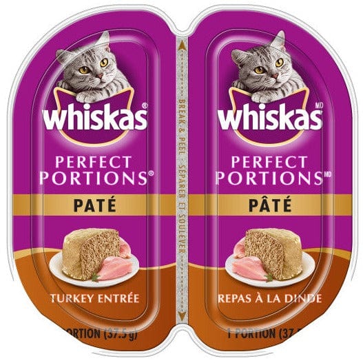 Whiskas Perfect Portions Turkey Pâté Wet Cat Food – Petland Canada