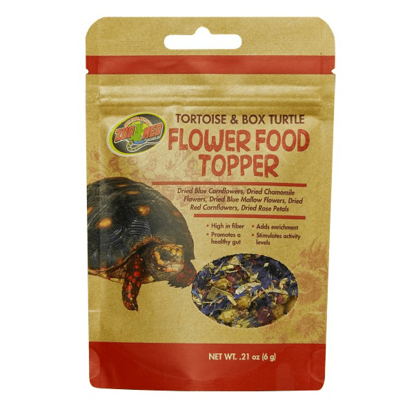 Zoo Med Tortoise & Box Turtle Flower Food Topper – Petland Canada